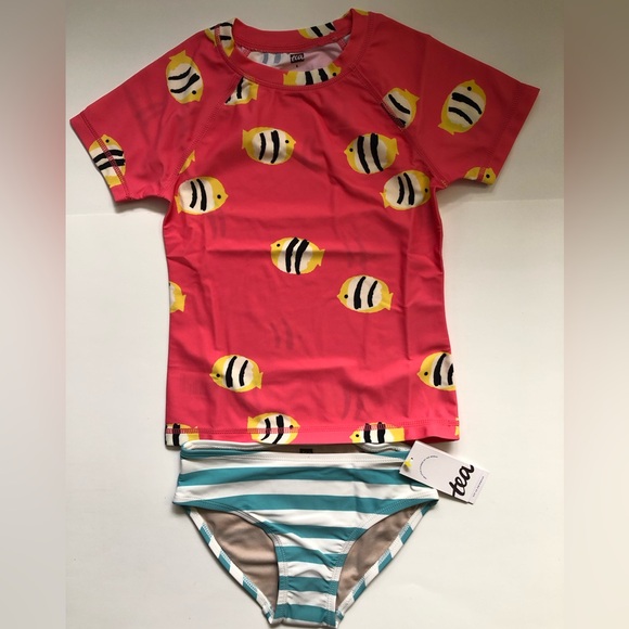 Tea Collection | Swim | Nwt Tea Collection Rash Guard Swim Set | Poshmark